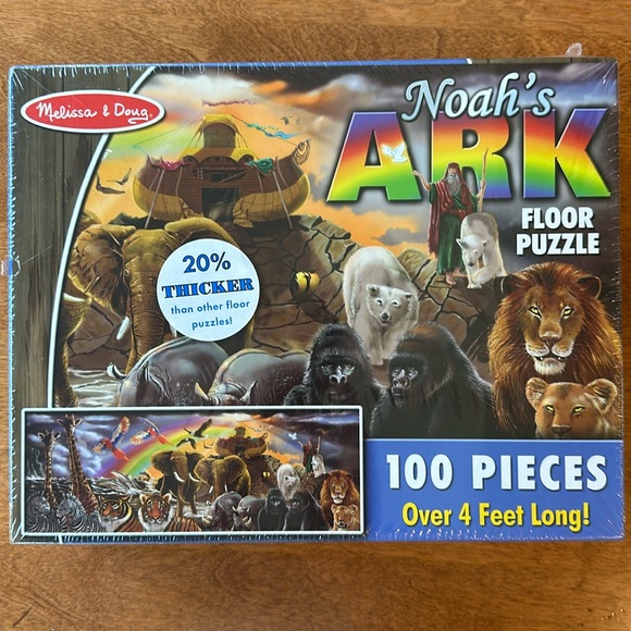 Melissa & Doug | Toys | New Melissa Doug Noahs Ark Floor Puzzle Extra ...